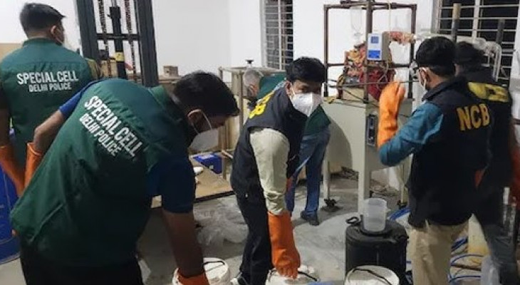 NCB, Special Cell of Delhi Police bust meth lab, kingpin, Tihar jail warden held - BW Police World